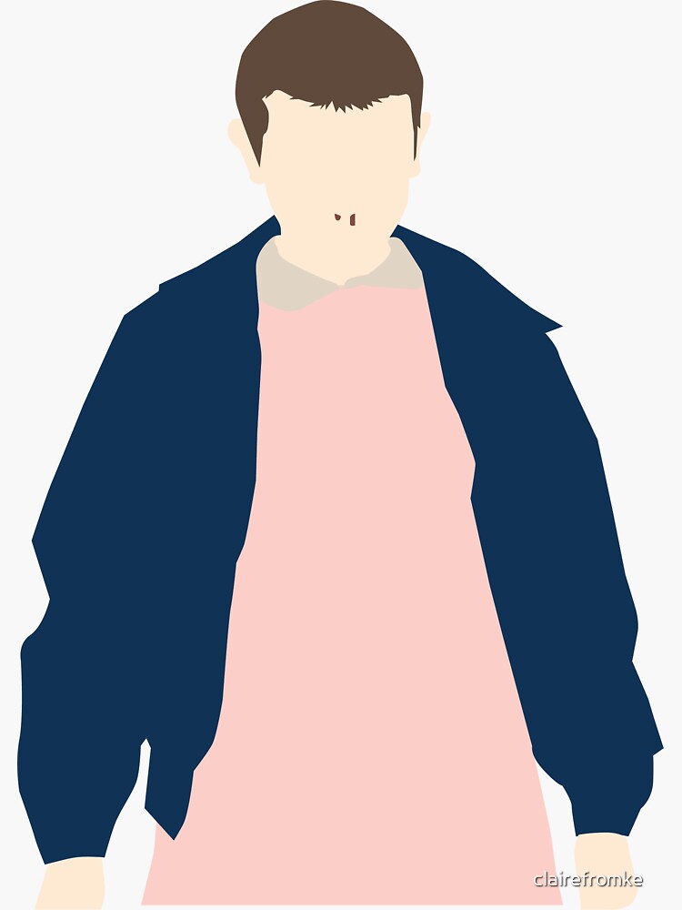 "Eleven" Sticker by clairefromke | Redbubble