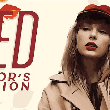 "Taylor Swift Red" Sticker for Sale by mardavemardave | Redbubble