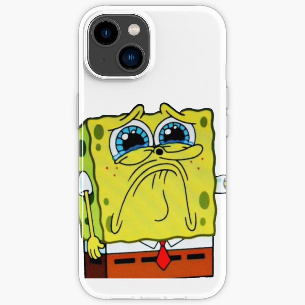 "Sad Spongebob" iPhone Case for Sale by rainbowcatnip | Redbubble