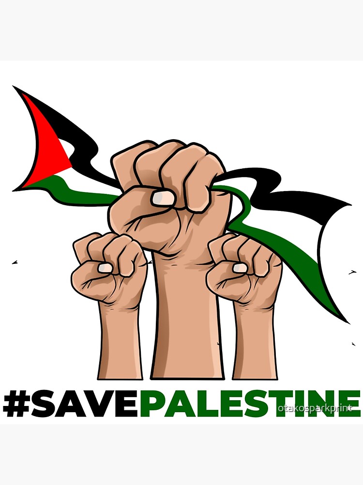 "Free Palestine :Save palestinian solidarity" Poster for Sale by ...