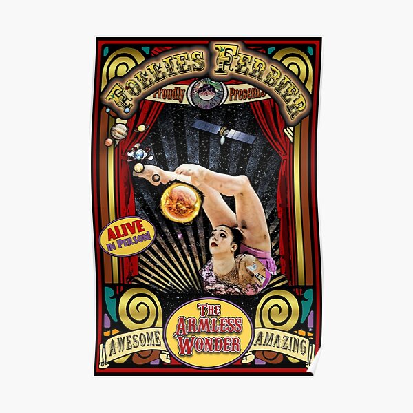 "The Armless Wonder: Sideshow Poster" Poster by torg | Redbubble