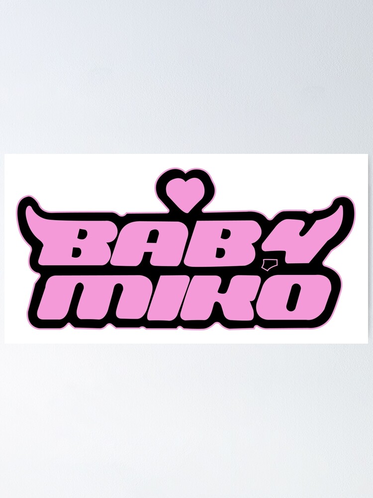 Póster con la obra «Baby Miko» de MayyNicoole | Redbubble
