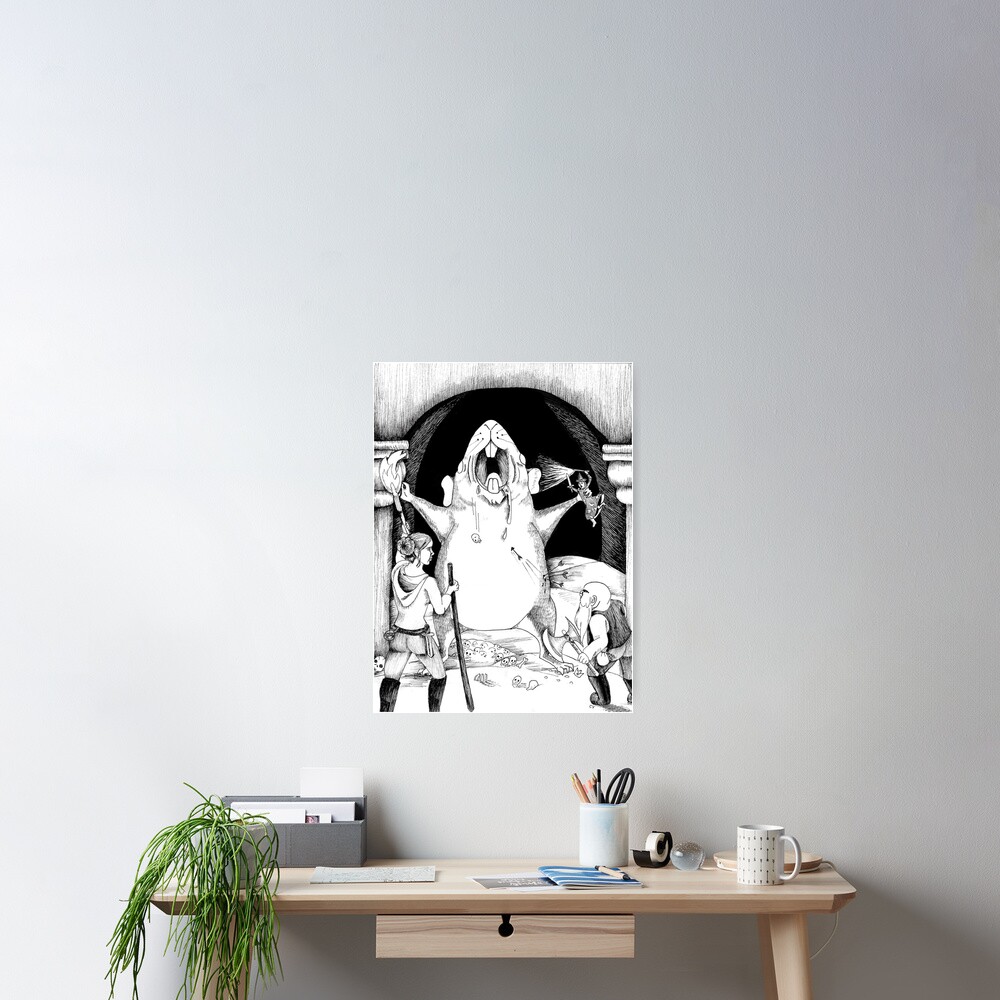 "Wrath of the Hamster God" Poster for Sale by Merricatt | Redbubble