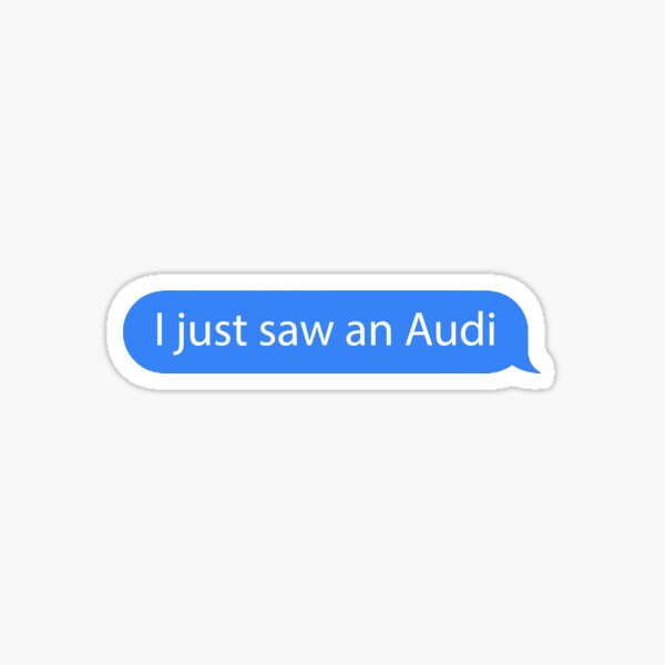 Audi Stickers | Redbubble
