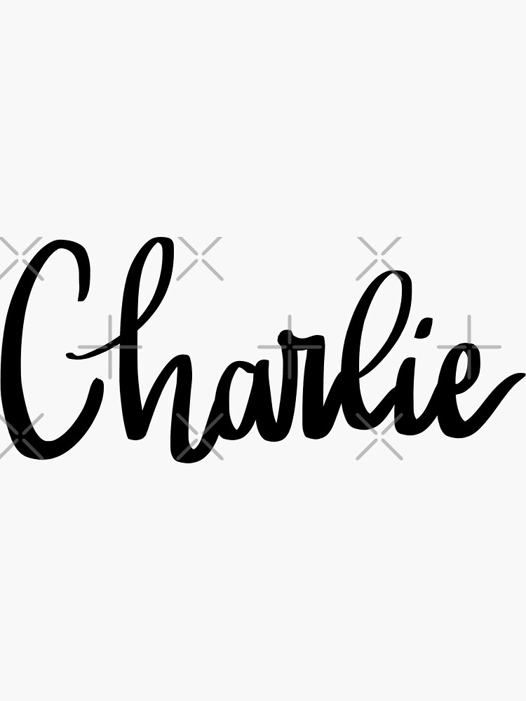 "Charlie" Sticker for Sale by ellietography | Redbubble