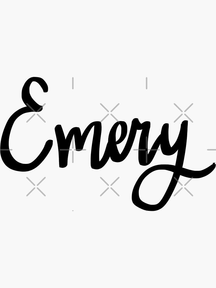 "Emery" Sticker by ellietography | Redbubble