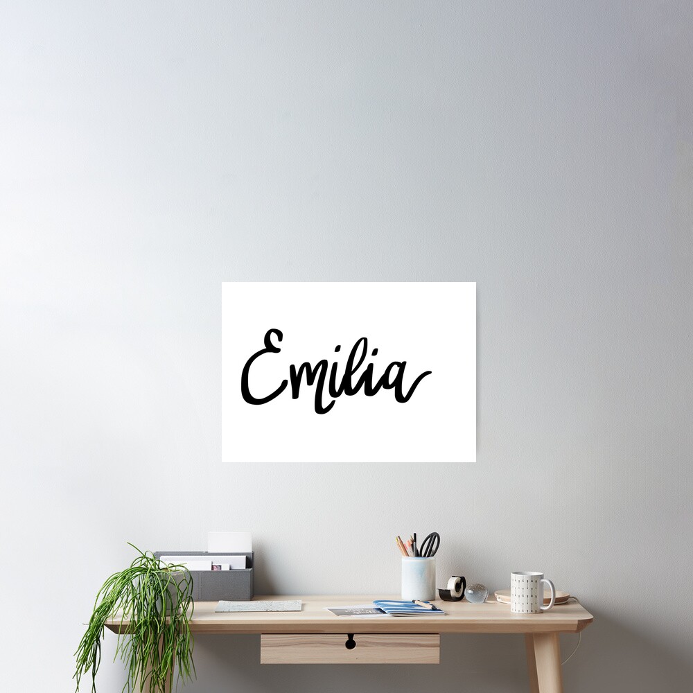 "Emilia" Sticker for Sale by ellietography | Redbubble