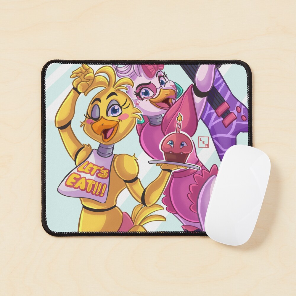 "Five Night's At Freddys- Chica" Sticker for Sale by lennenart | Redbubble