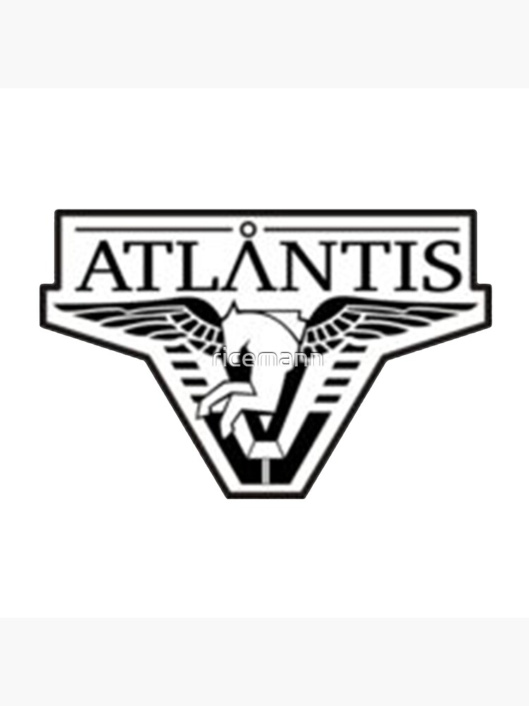 "Stargate Atlantis badge logo" Art Print by ricemann | Redbubble