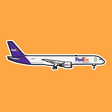 "FedEx Boeing 757" Sticker for Sale by PilotDecals | Redbubble