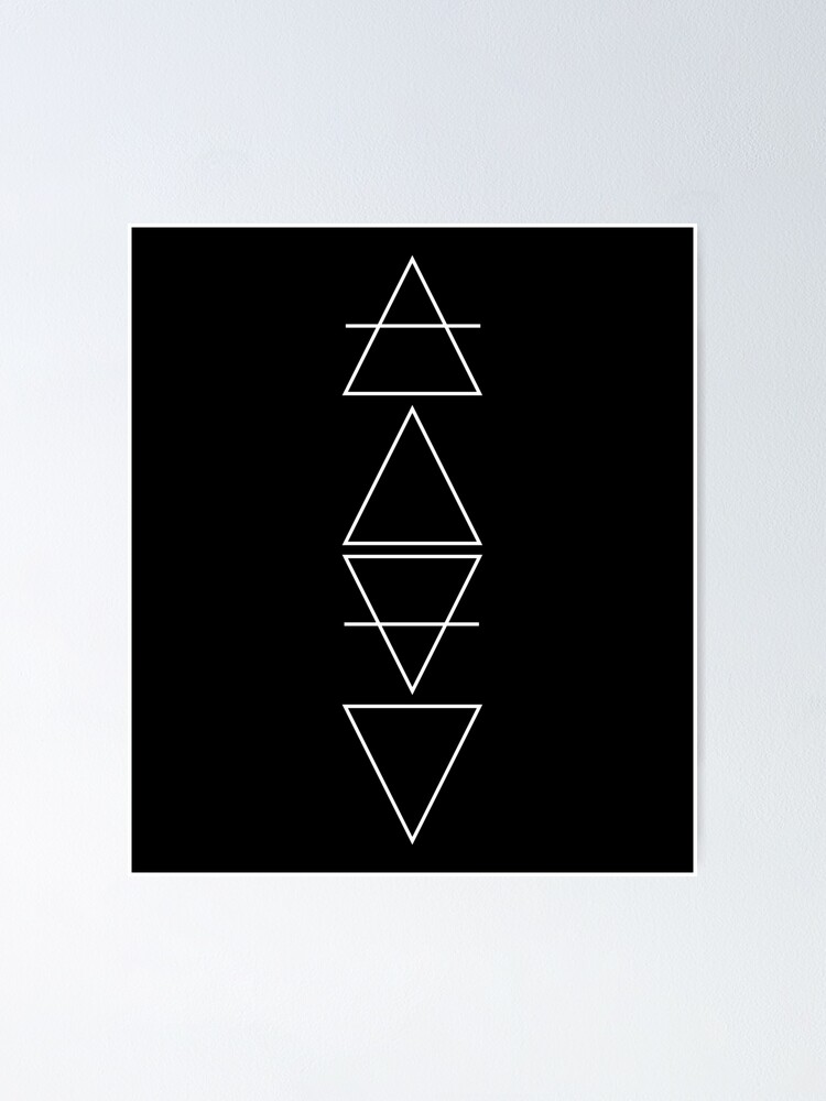 "The Four Elements Symbols" Poster for Sale by ScienceCorner | Redbubble