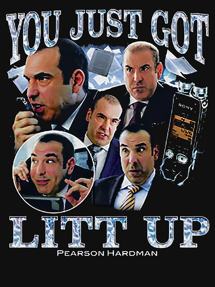 "You Just Got Litt Up Suits Tv Show" Essential T-Shirt for Sale by taslertani | Redbubble