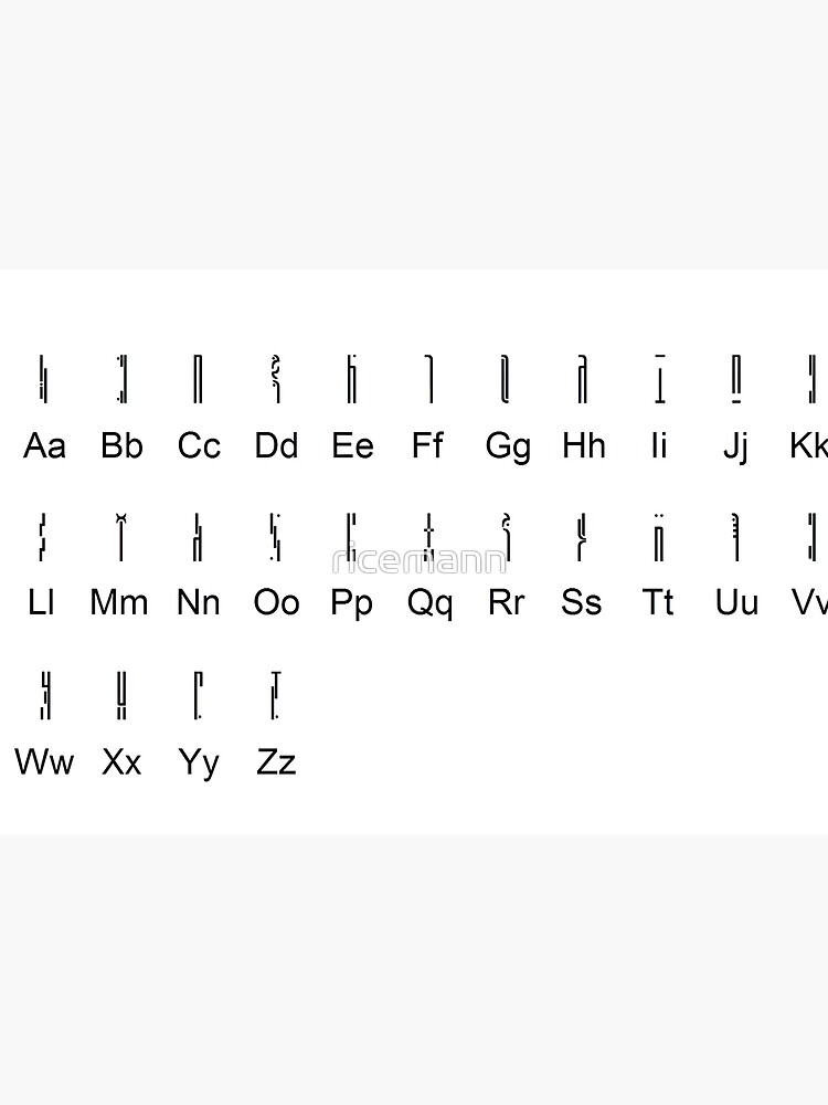 Atlantean Alphabet
