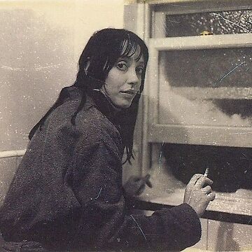 "Shelley Duvall smoking on set " Sticker for Sale by hallosien | Redbubble