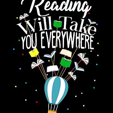 "Reading Hot Air Balloon" Poster for Sale by PopArtDesigns | Redbubble