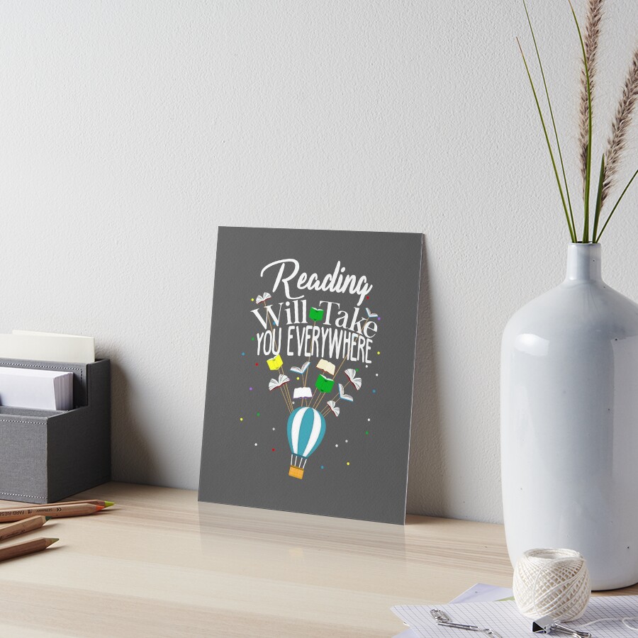 "Reading Hot Air Balloon" Poster for Sale by PopArtDesigns | Redbubble