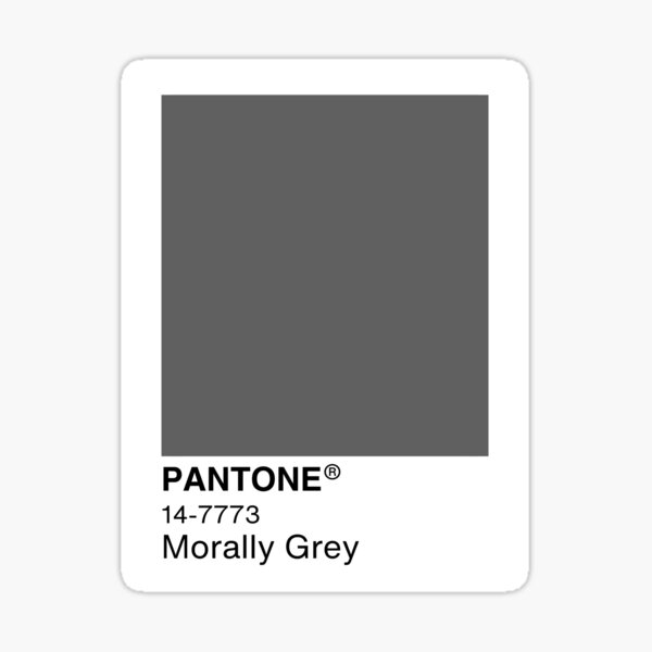 "morally gray is my favorite color" Sticker for Sale by romantic-revolt ...