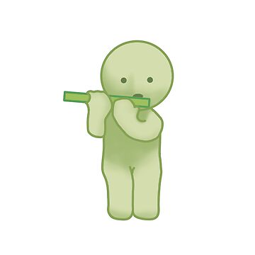 "flute smiski" Sticker for Sale by ElliottBryan | Redbubble