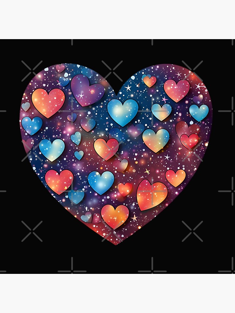 Corazones Hermosos Y Coloridos Pegatinas De Corazón Hermoso