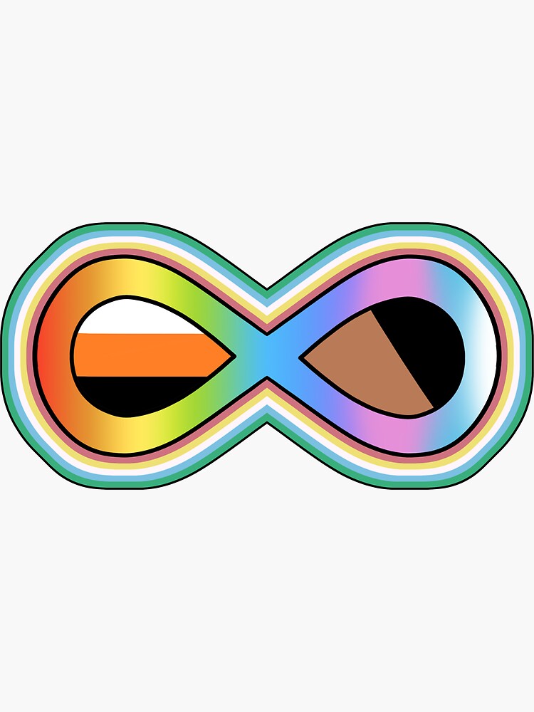 "Inclusivity Acceptance Logo" Sticker for Sale by Arachtism | Redbubble