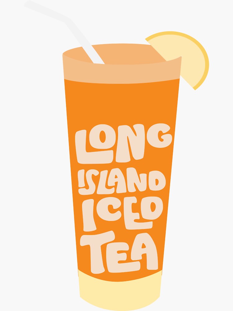 "Long Island Iced Tea" Sticker for Sale by dommott | Redbubble