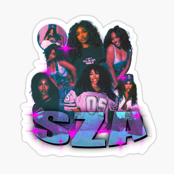 "sza bootleg vintage " Sticker for Sale by SOUESS | Redbubble