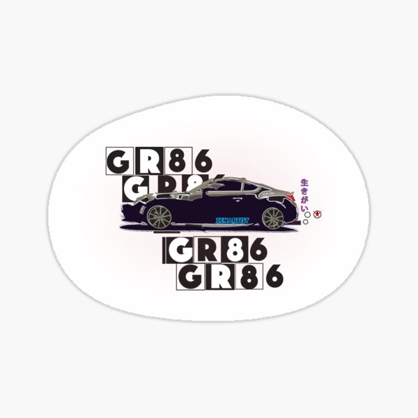 "GR86 Car logo" Sticker for Sale by zenartist1 | Redbubble