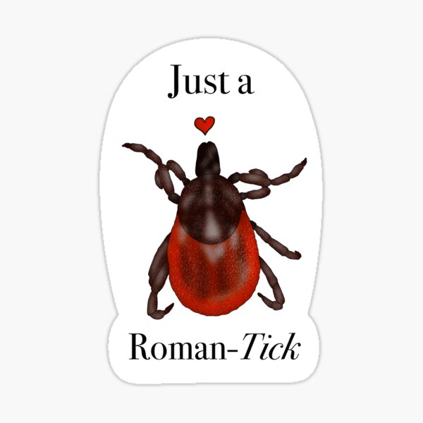 "Just a Roman-Tick (Nude)" Sticker for Sale by ESO-UMD | Redbubble