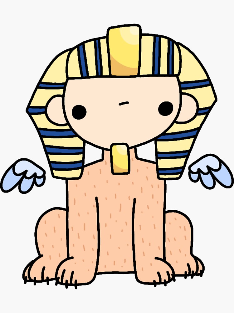 "Chibi Sphinx" Sticker for Sale by PhoCreations | Redbubble