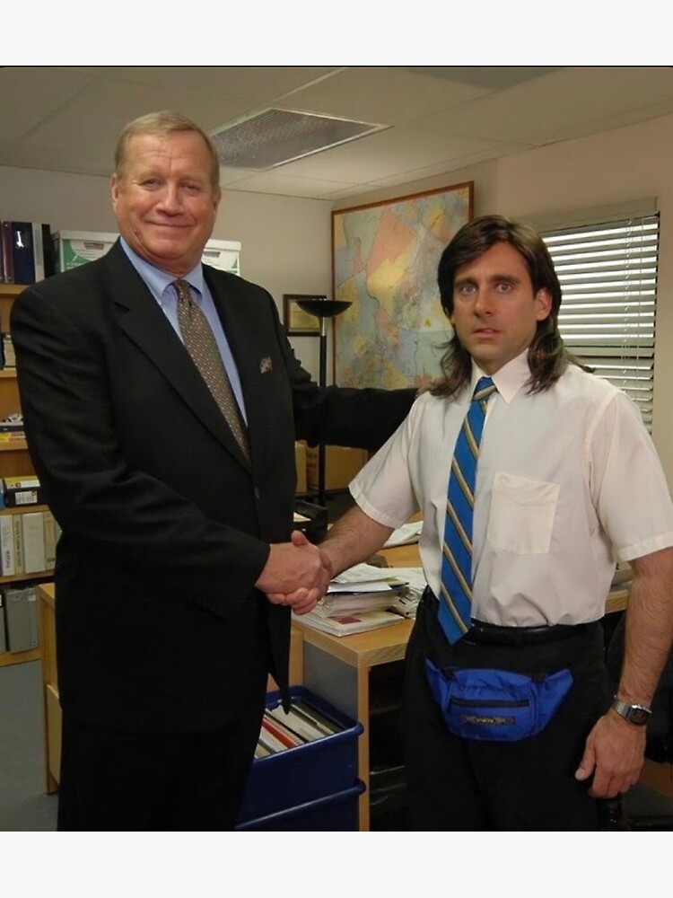 "Young Michael Scott" Sticker for Sale by sesamestreett | Redbubble