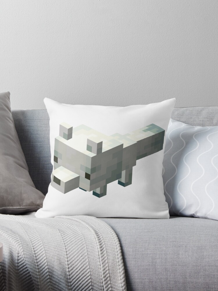 "baby snow fox minecraft" Sticker for Sale by Margaritta | Redbubble
