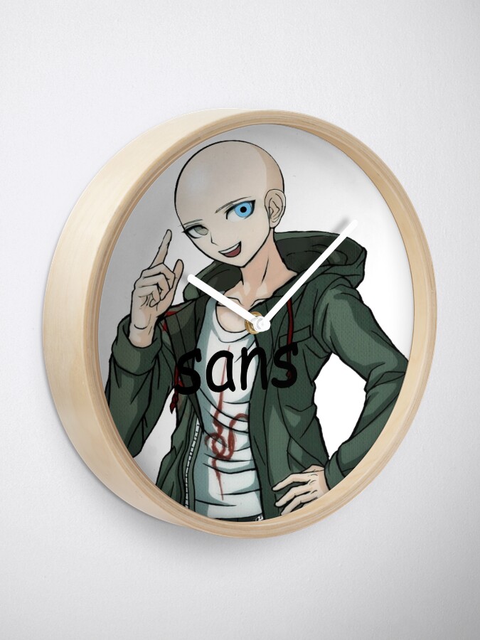 "komaeda sans" Clock for Sale by uhhhfelix | Redbubble