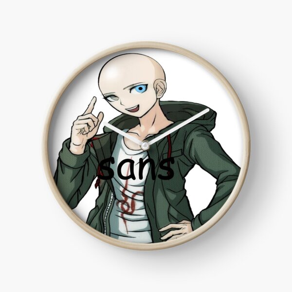 "komaeda sans" Clock for Sale by uhhhfelix | Redbubble