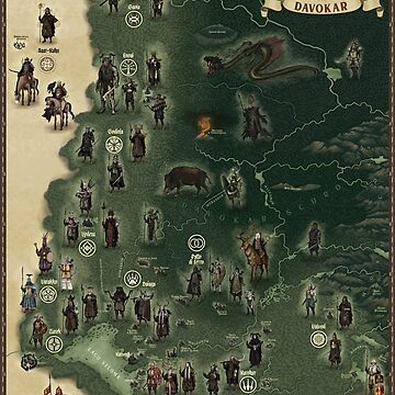 "MAPPA DAVOKAR SYMBAROUM CLAN BARBARI" Poster for Sale by PuckShop ...