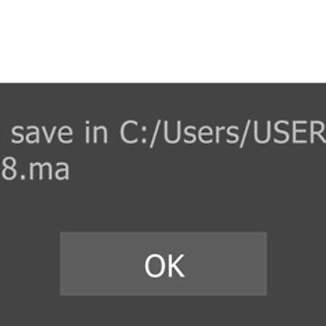 "Maya Fatal Error" Sticker for Sale by SillyMocap | Redbubble