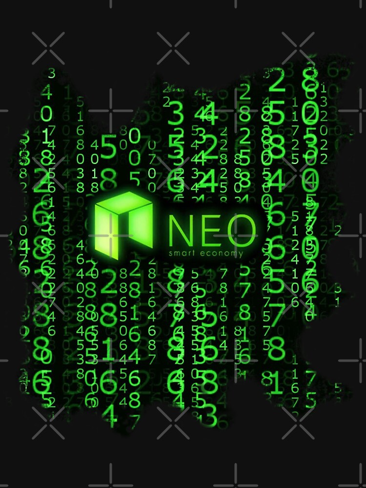 "NEO Matrix Design" T-shirt for Sale by CryptoCentauri | Redbubble ...