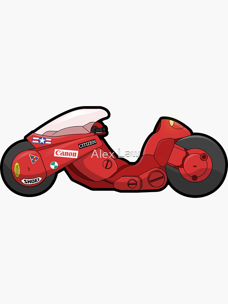 "Anime Akira Bike" Sticker for Sale by alexlaw17 | Redbubble