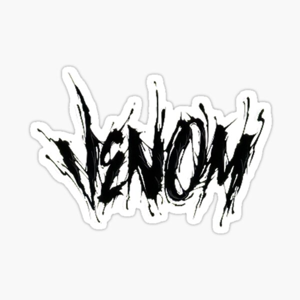 "Venom logo" Sticker for Sale by NixTap | Redbubble