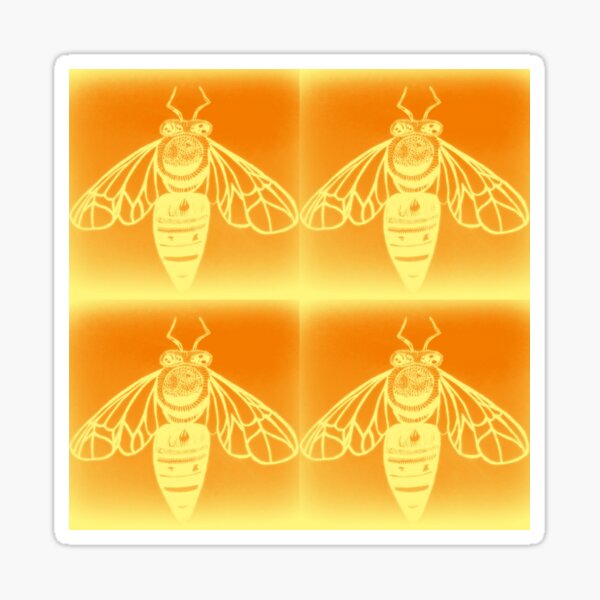 "bee collage" Sticker for Sale by cathyartist | Redbubble