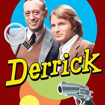 "Inspector Stefan Derrick investigates, retro crime series" Sticker by ...