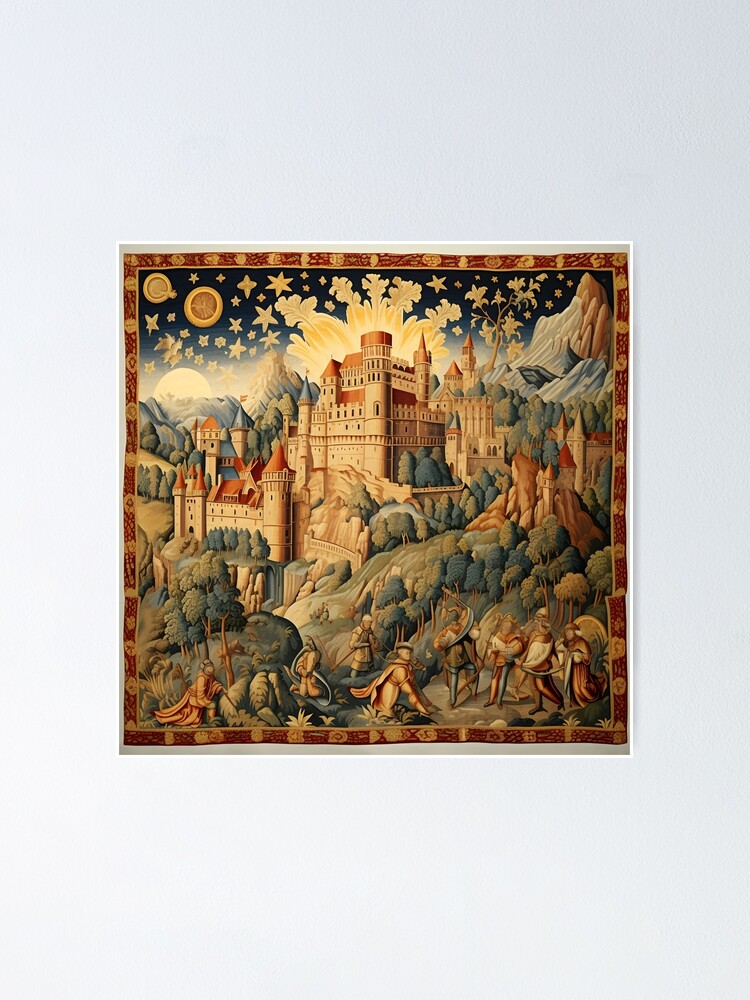 "Ornate Medieval Castle" Poster for Sale by dcrc | Redbubble