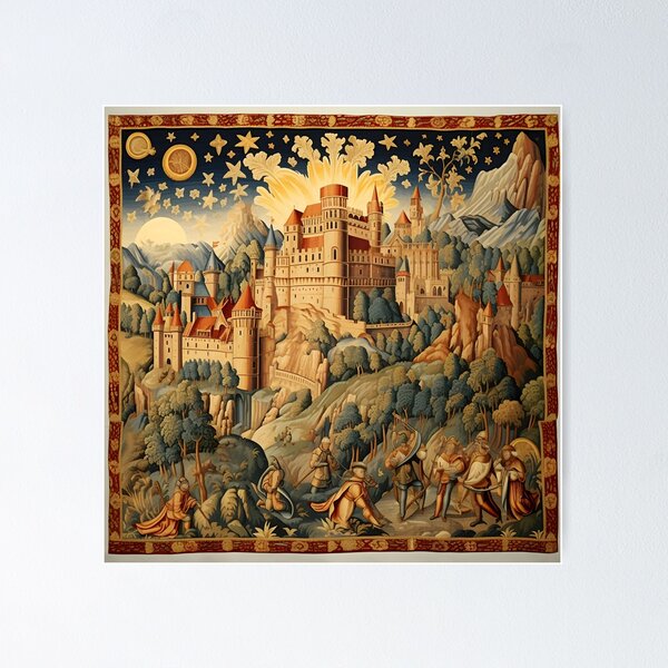 "Ornate Medieval Castle" Poster for Sale by dcrc | Redbubble