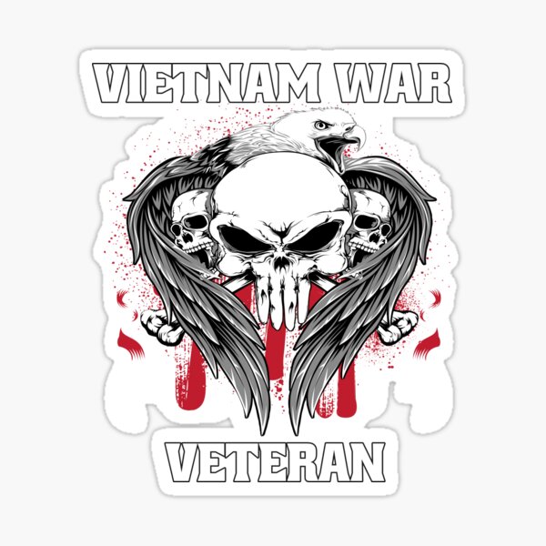"Vietnam War Veterans Vietnam War Veteran." Sticker for Sale by ...