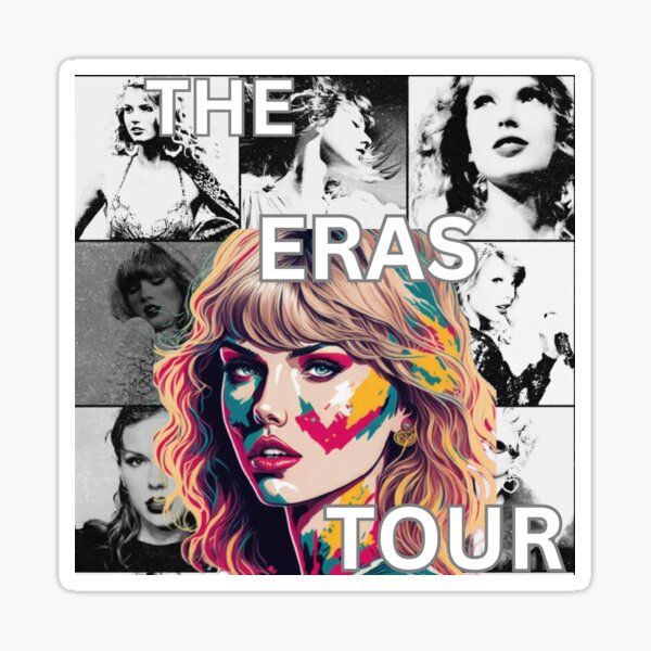 " the eras tour" Sticker by TOGETHERINSIEME | Redbubble