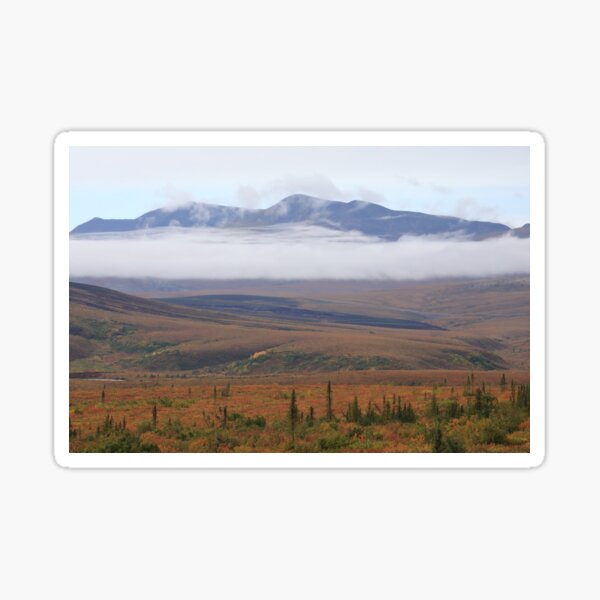 "Hilly Dempster Highway" Sticker for Sale by zumi | Redbubble