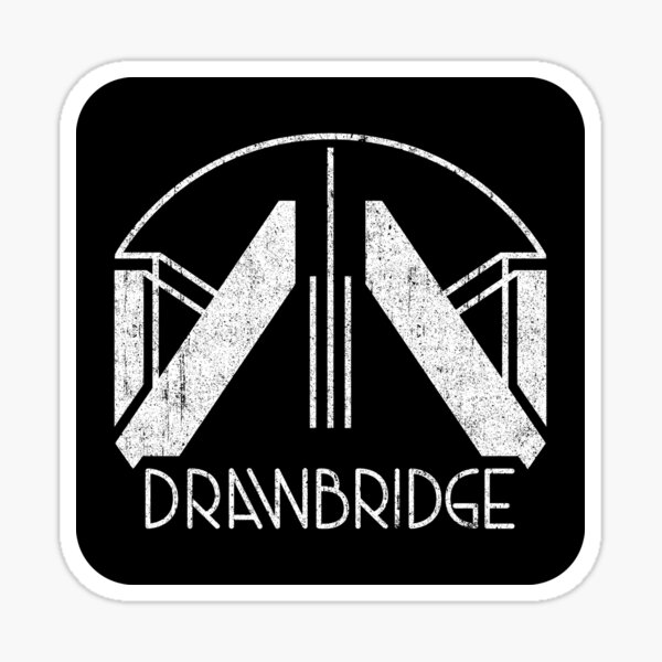 "Drawbridge" Sticker for Sale by huckblade | Redbubble