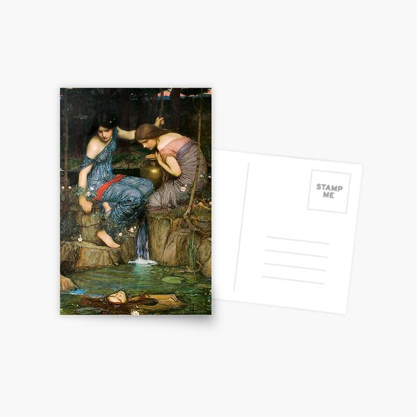 "Vintage John William Waterhouse - Nymphs Finding The Head of Orpheus ...