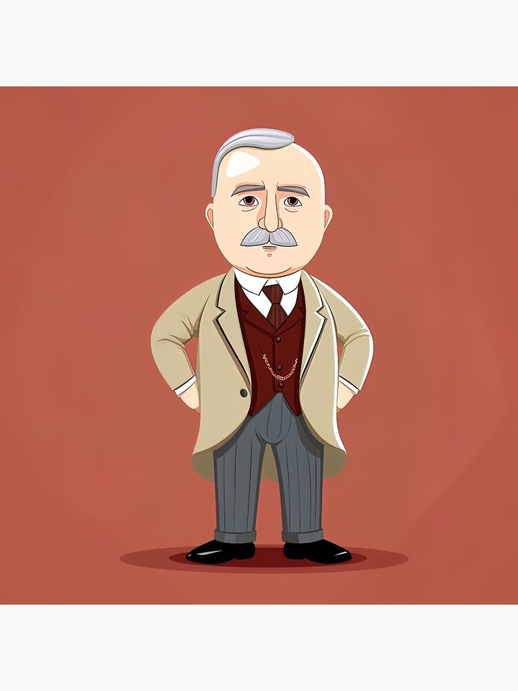 Caricatura De Ernest Rutherford Ernest Rutherford Stock Illustrations,