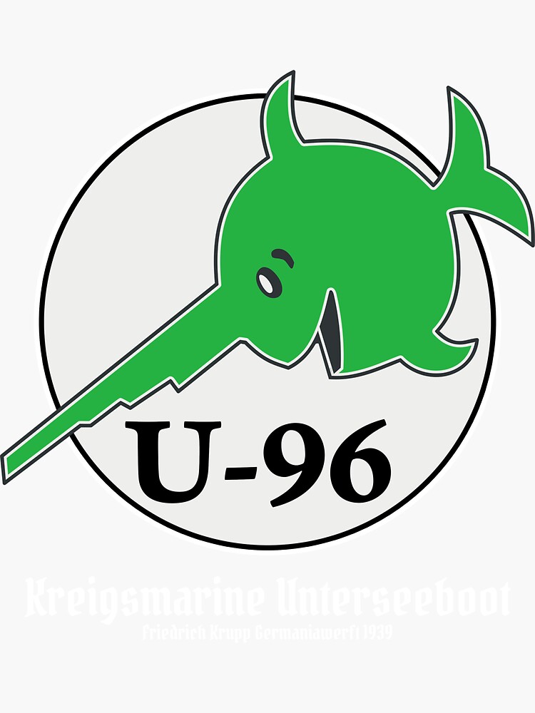 "U-96 - Inspired by Das Boot" Sticker for Sale by WonkyRobot | Redbubble