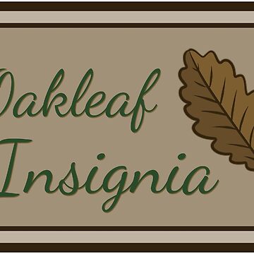 "Oakleaf Insignia Stamp Seal Design" Poster for Sale by OakleafInsignia ...